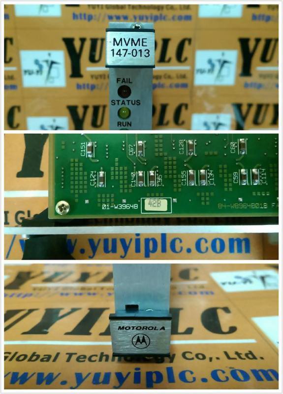 MOTOROLAME MVME 147-013 01-W3964B 42B VME BOARD