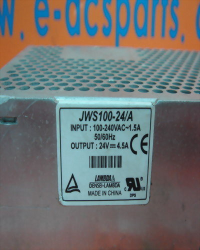 NEMIC-LAMBDA電源供應器 POWER SUPPLY JWS100-24/A 100-240VAC~1.5 A 50/60HZ OUTPUT:24V=4.5 A