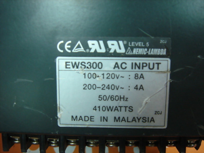 NEMIC-LAMBDA EWS300-24 24V/14A POWER SUPPLY EWS 300-24