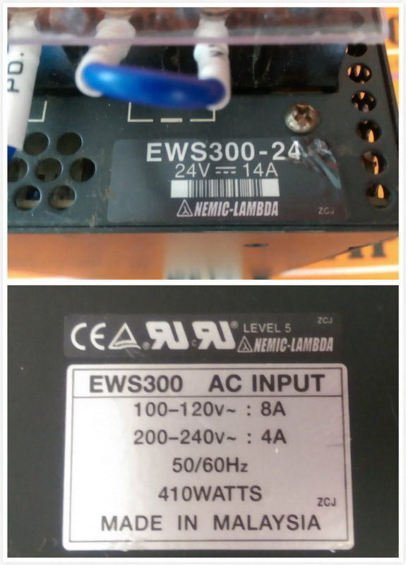 NEMIC-LAMBDA EWS300 / EWS300-24 POWER SUPPLY