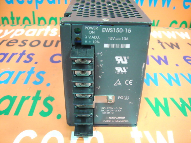 NEMIC-LAMBDA POWER SUPPLY EWS150-15 15V 10A 150W 100-120V 200-240V