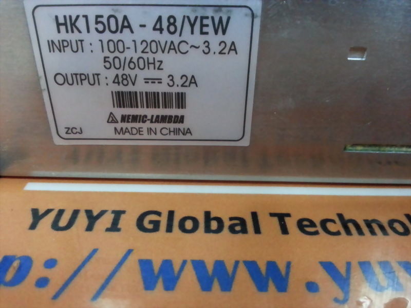 NEMIC-LAMBDA POWER SUPPLY HK150A-48/YEW