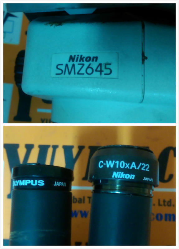 NIKON SMZ645 / C-W10XA/22 STEREO MICROSCOPE