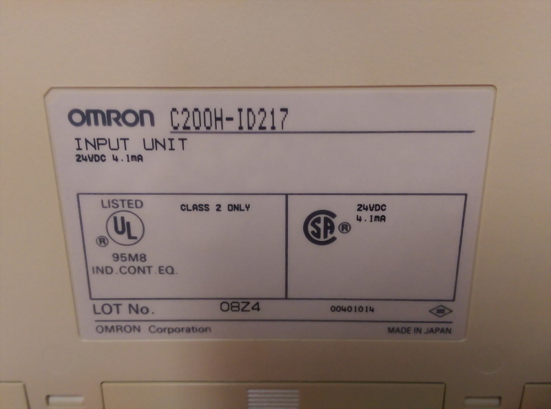 OMRON C200H-ID217 INPUT UNIT