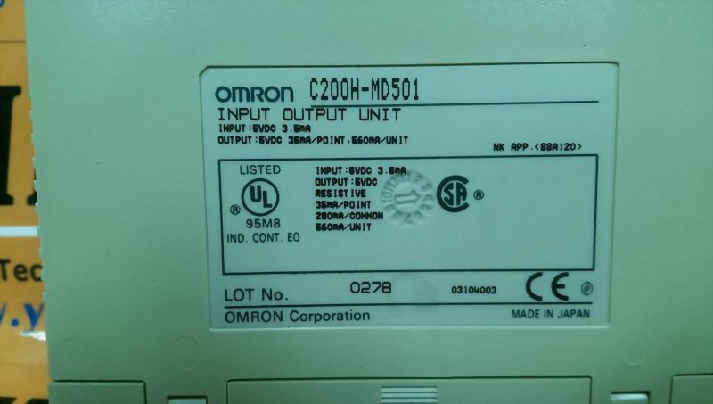 OMRON C200H-MD215 INPUT OUTPUT UNIT MODULE