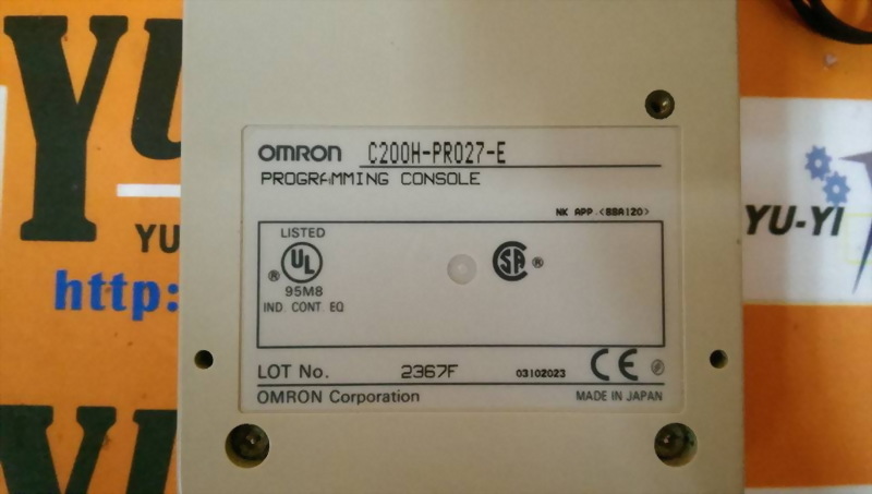 OMRON C200H-PRO27-E PROGRAMMING CONSOLE UNIT