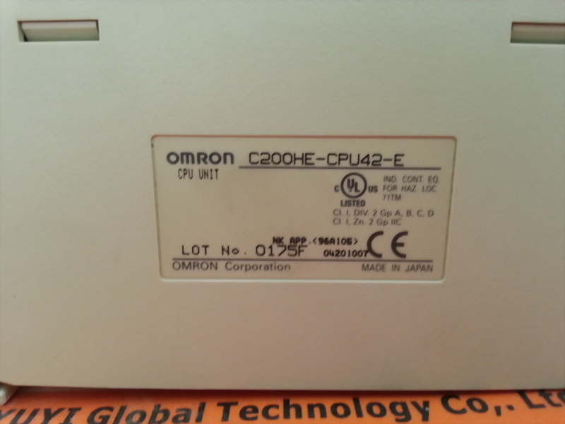 OMRON C200HE-CPU42-E CPU