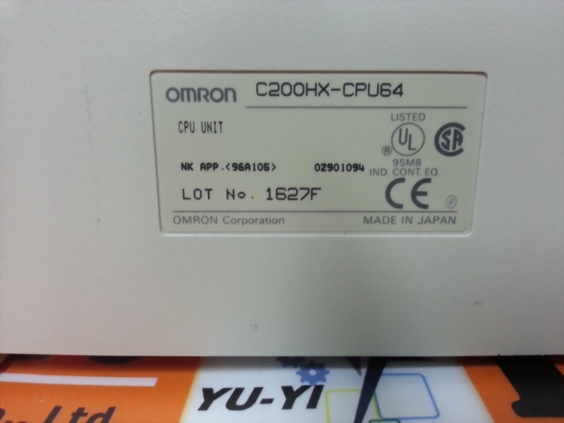OMRON C200HX-CPU64 PROGRAMMABLE CONTROLLER MODULE