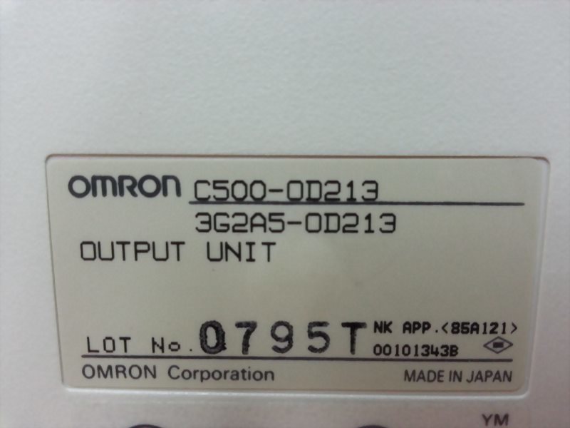 OMRON C500-OD213 3G2A5-OD213 OUTPUT UNIT MODULE