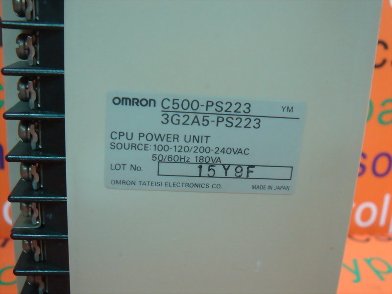 OMRON C500-PS223 / 3G2A5-PS223 CPU POWER UNIT