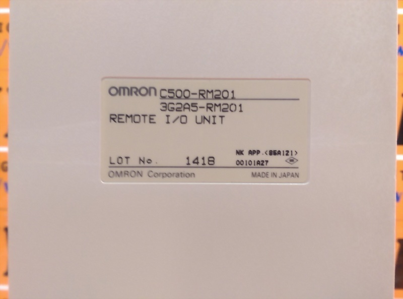 OMRON C500-RM201 REMOTE I/O UNIT