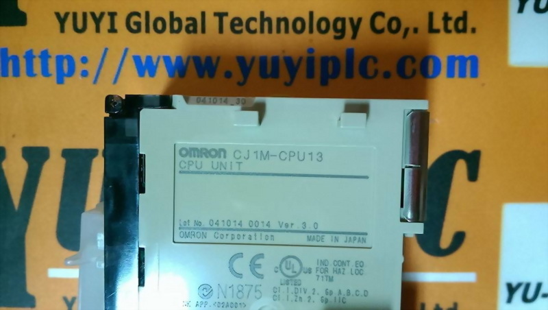 OMRON CJ1W-CPU13 CPU UNIT MODULE