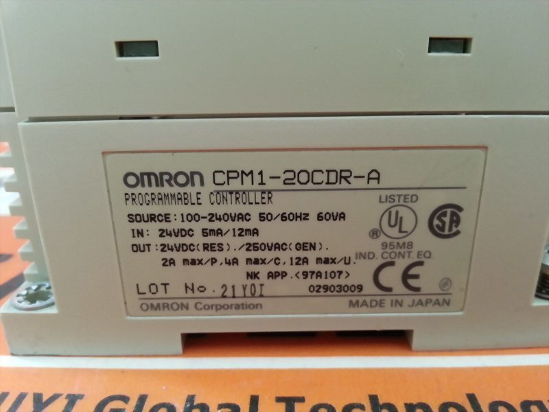 OMRON CPM1-20CDR-A PROGRAMMABLE CONTROLLER