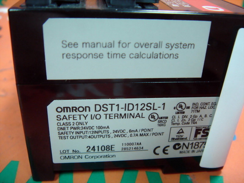 Omron Dst1 Id12sl 1 Safety I O Terminal