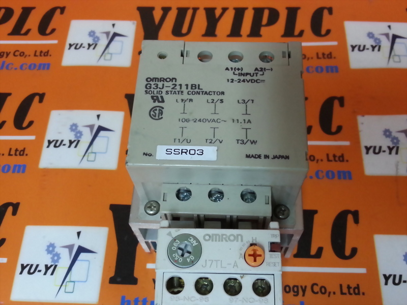 OMRON G3J-211BL SOLID STATE CONTACTOR / J7TL-A