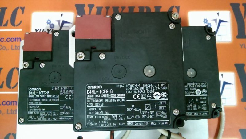 OMRON GUARD LOCK SAFETY-POWER SWITCH D4NL-1CFG-B