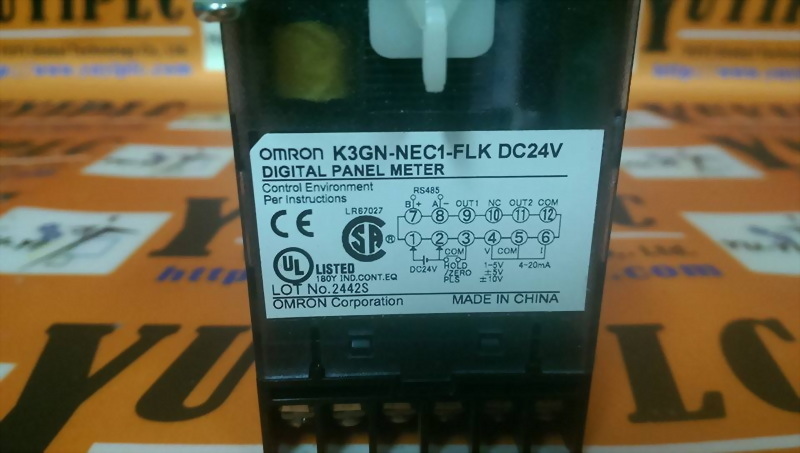 OMRON K3GN K3GN-NEC1-FLK DC24V DIGITAL PANEL METER