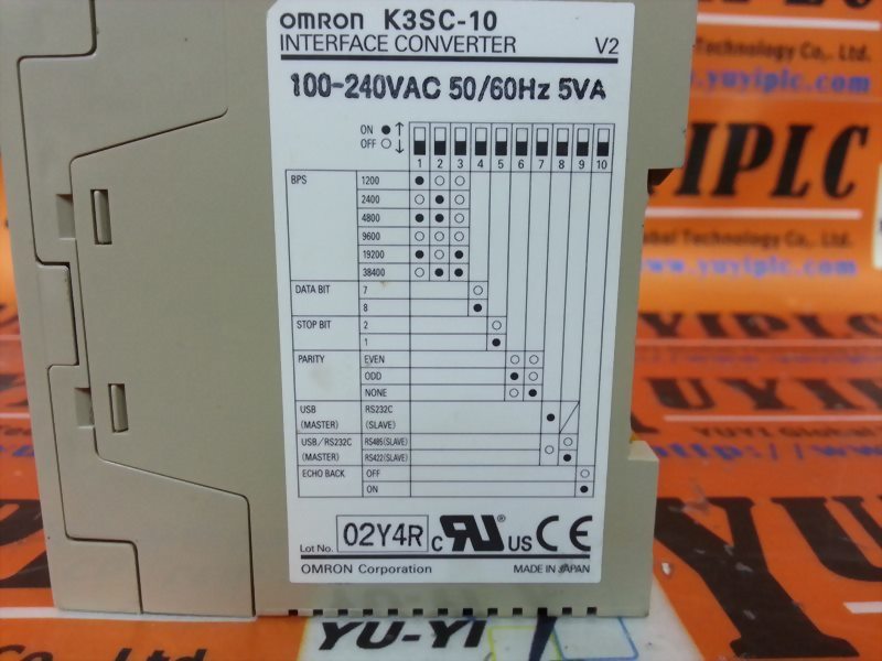 OMRON K3SC-10 INTERFACE CONVERTER