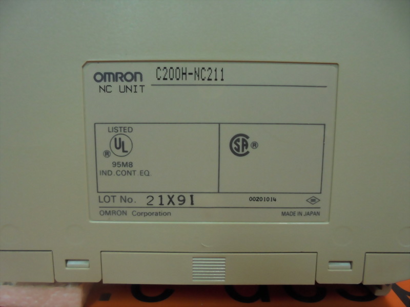 OMRON NC UNIT C200H- NC211
