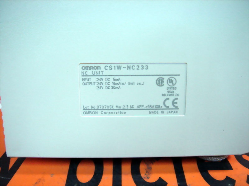 OMRON NC UNIT CS1W-NC233