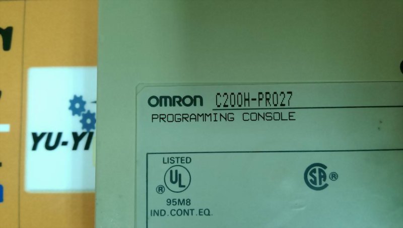 OMRON PR027 PROGRAMMING CONSOLE C200H-PR027