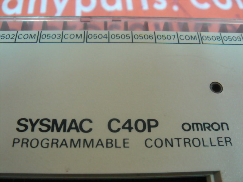 OMRON PROGRAMMABLE CONTROLLER SYSMAC C40P (C40P-C1DR1-A)