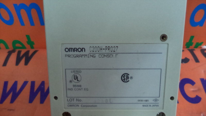 OMRON PROGRAMMING CONSOLE C200H-PR027