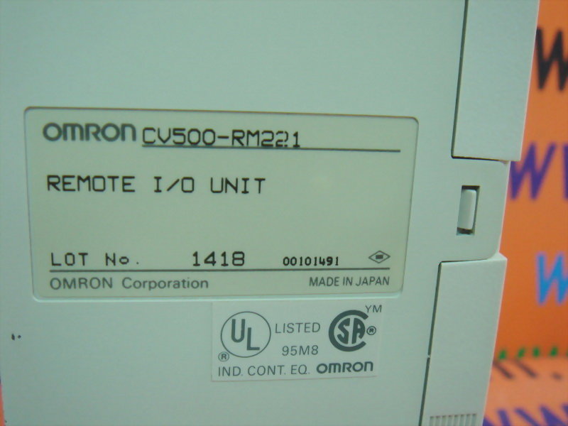 OMRON REMOTE I/O UNIT CV500-RM221