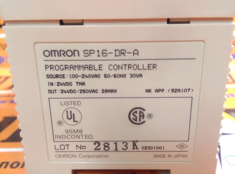 OMRON SP16-DR-A SYSMAC MINI SP16