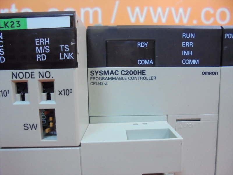 OMRON SYSMAC C200HE PROGRAMMABLE CONTROLLER CPU42-Z SETS
