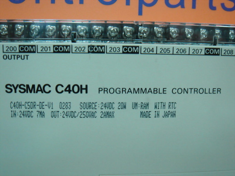 OMRON SYSMAC C40H C40H-C5DR-DE-V1