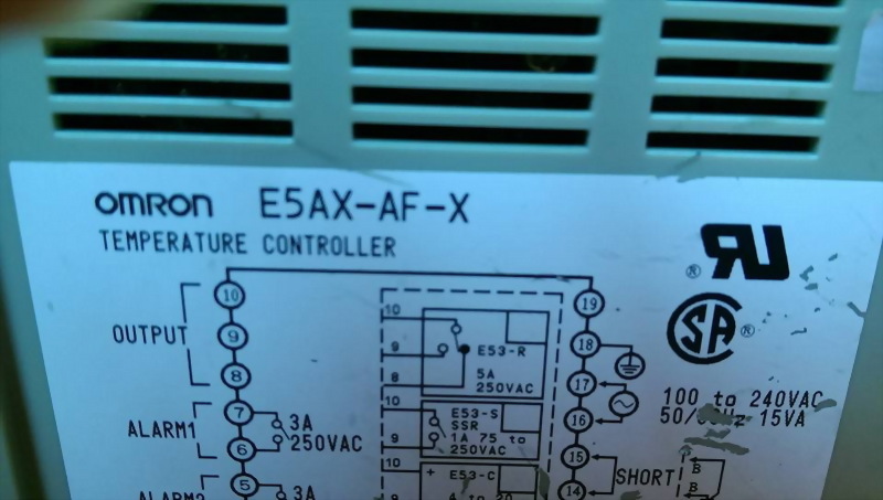 OMRON TEMPERATURE CONTROLLER E5AX-AF-X