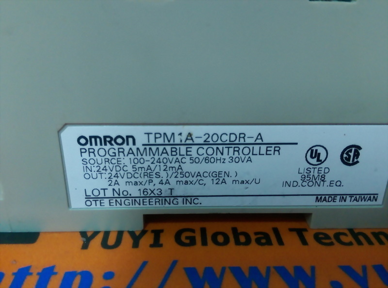 OMRON TPM1A-20CDR-A PROGRAMMABLE CONTROLLER