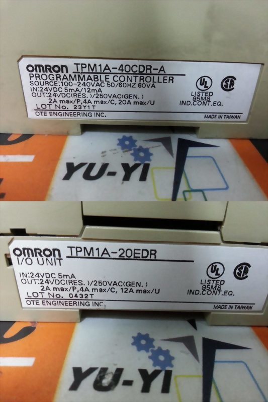 OMRON TPM1A-40CDR-A / TPM1A-20EDR PLC MODULE