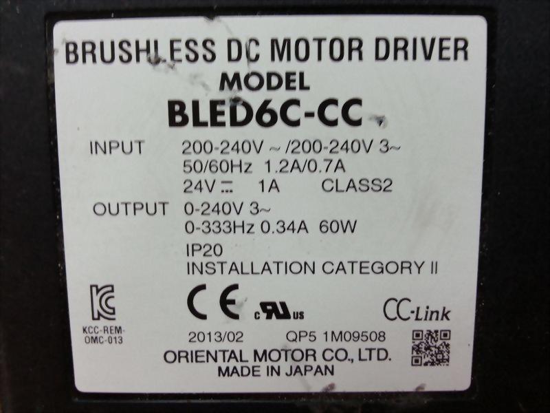 ORIENTAL BLED6C-CC MOTOR DRIVER
