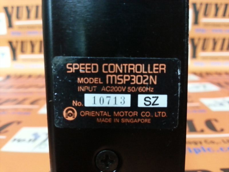 ORIENTAL MSP302N SPEED CONTROLLER
