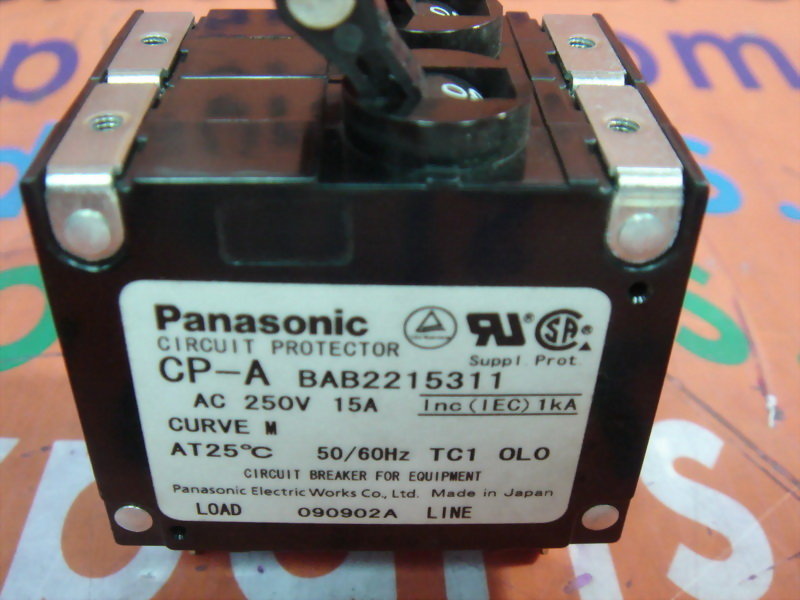 PANASONIC CIRCUIT PROTECTOR CP-A BAB2215311