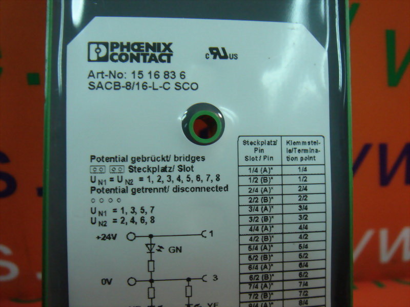 PHOENIX CONTACT SACB-8/16-L-C SCO / 15 16 83 6