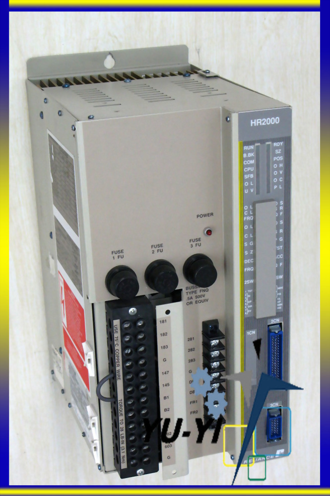 RELIANCE ELECTRIC HR2000 3RA2008U AC SERVO CONTROLLER