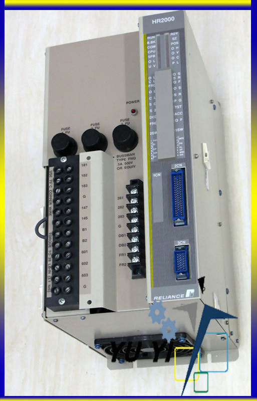 RELIANCE ELECTRIC HR2000 3RA2008U AC SERVO CONTROLLER