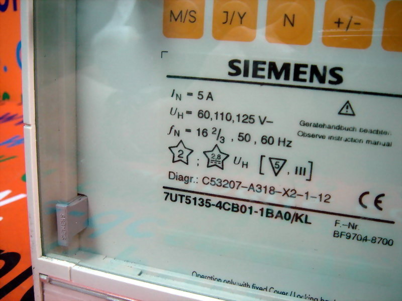 SIEMENS 7UT5135-4CB01-1BA0/KL