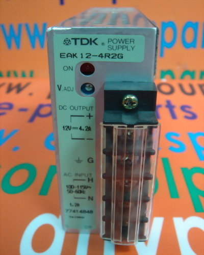 TDK POWER SUPPLY EAK 12-4R2 AC INPUT 100/115V 50/60HZ