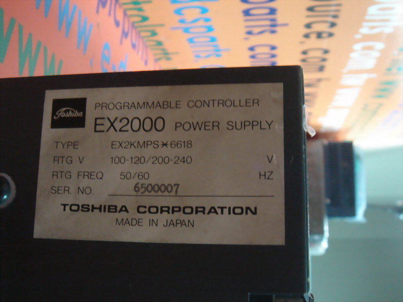TOSHIBA EX2000 PROGRAMMABLE CONTROLLER