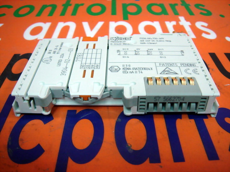 WAGO 4-CHANNEL DIGITAL INPUT MODULE 750-409