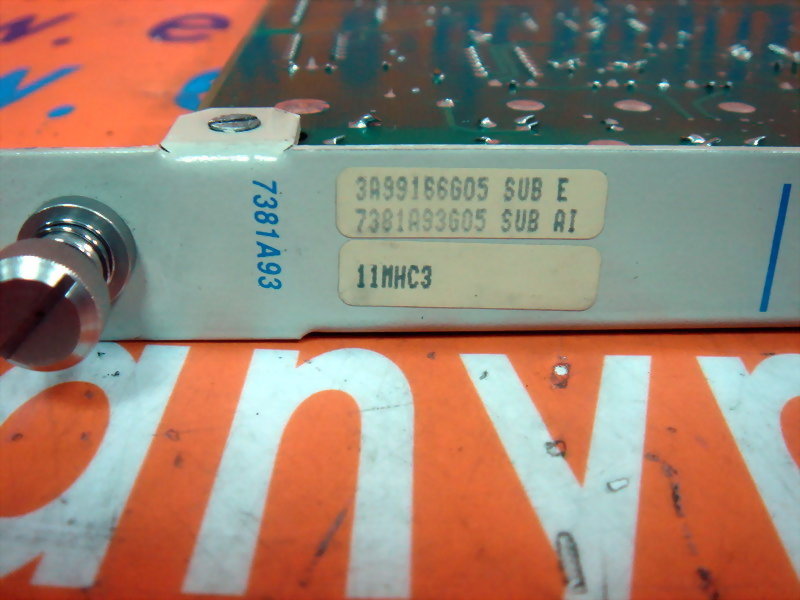 WESTINGHOUSE DCS WDPF MHC 7381A93 G05 SUB A1 11MHC3