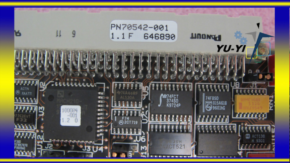 XYCOM 70542-001 ANALOG IO MODULE 32 16 CHANNEL INPUT 4 CHANNEL OUT VMEBUS