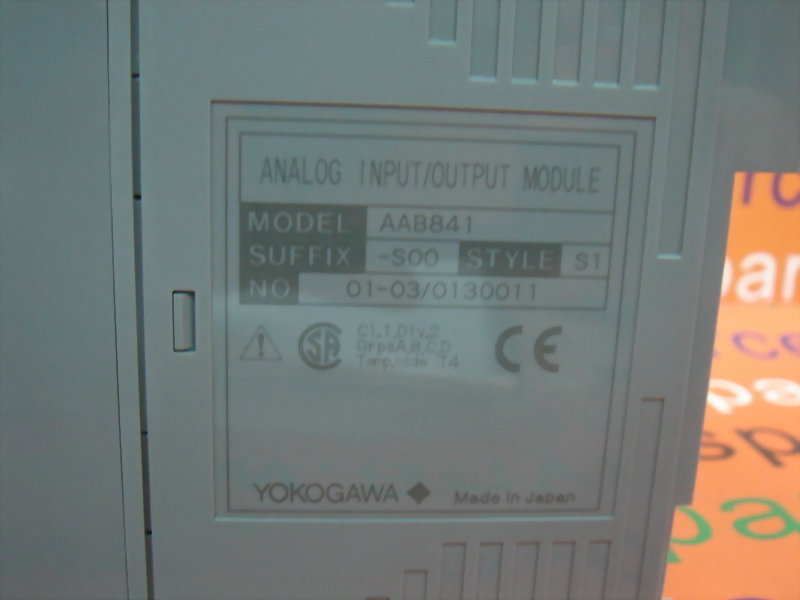 YOKOGAWA，AAB841-S00-S1，W / ACCC01，ANALOG，INPUT/OUTPUT，MODULE