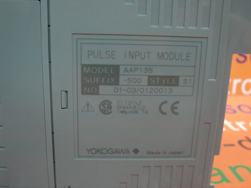 YOKOGAWA，AAP135-S00-S1，PULSE，INPUT，MODULE