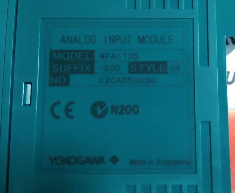 YOKOGAWA，ANALOG，INPUT，MODULE，NFAI135-S00，S2