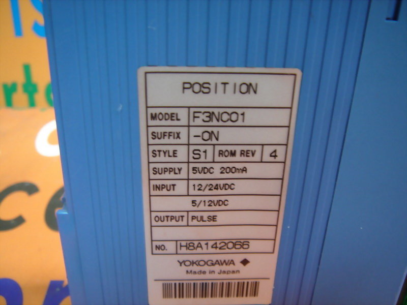 YOKOGAWA F3NC01-0N POSITION MODULE